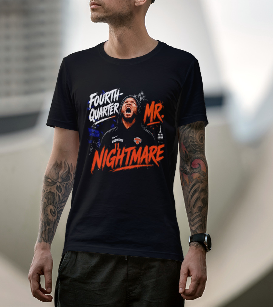 Fourth Quarter Mr. Nightmare New York Knicks T-Shirt