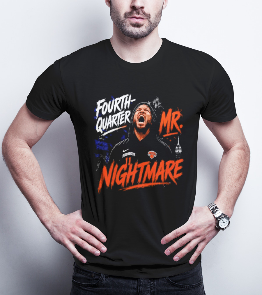 Fourth Quarter Mr. Nightmare New York Knicks T-Shirt
