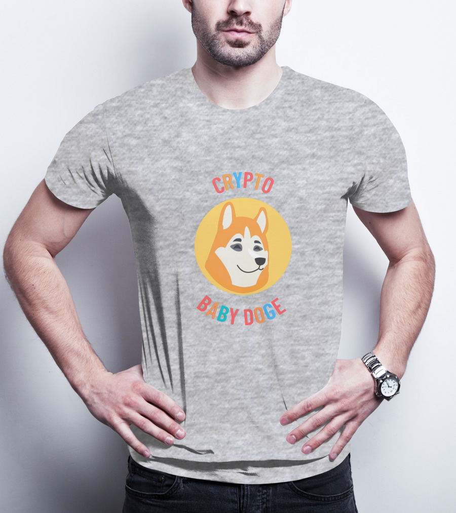 Crypto Baby Doge Iconic Circle T-Shirt