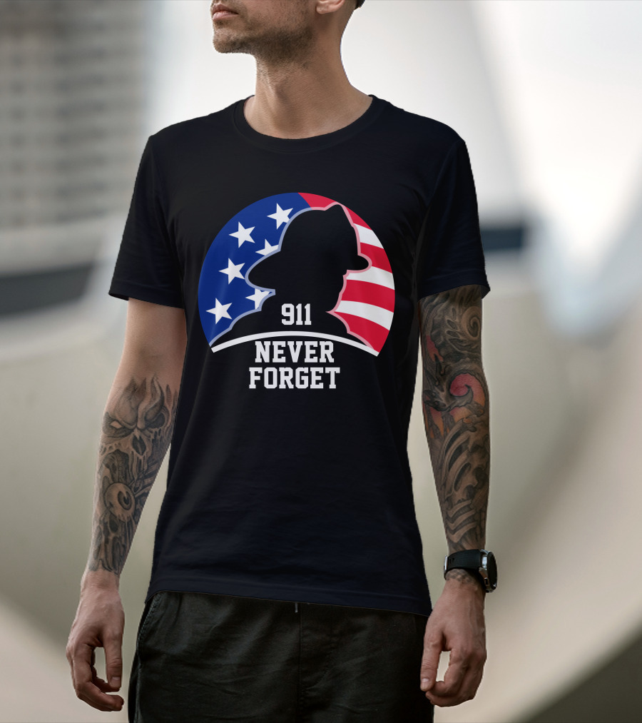 911 Never Forget Independence Patriotic Day T-Shirt