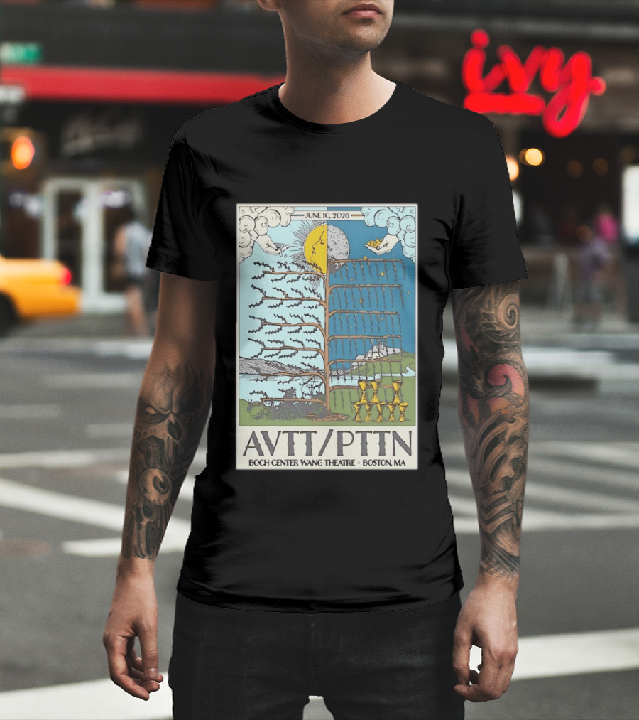 June 10 2026 AVTT PTTN Boch Center Wang Theatre Boston MA Concert T-Shirt