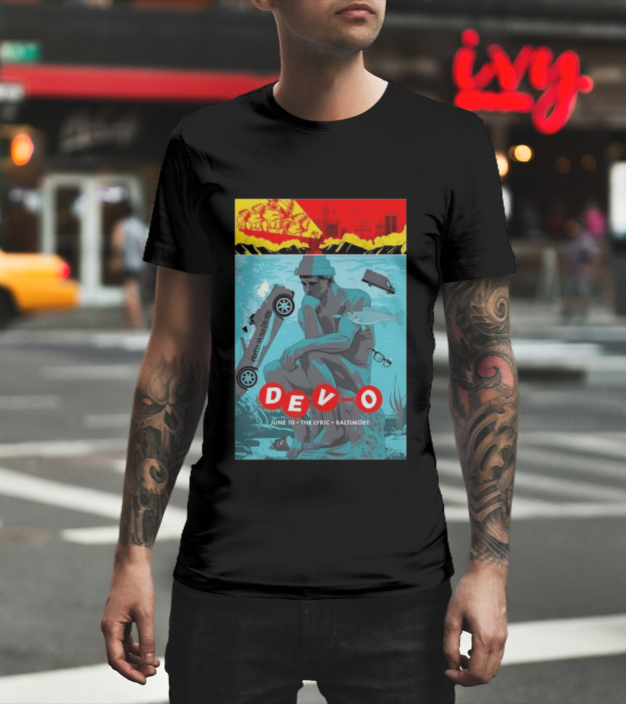 Devo June 10 2026 The Lyric Baltimore Freedom Of Choice T-Shirt