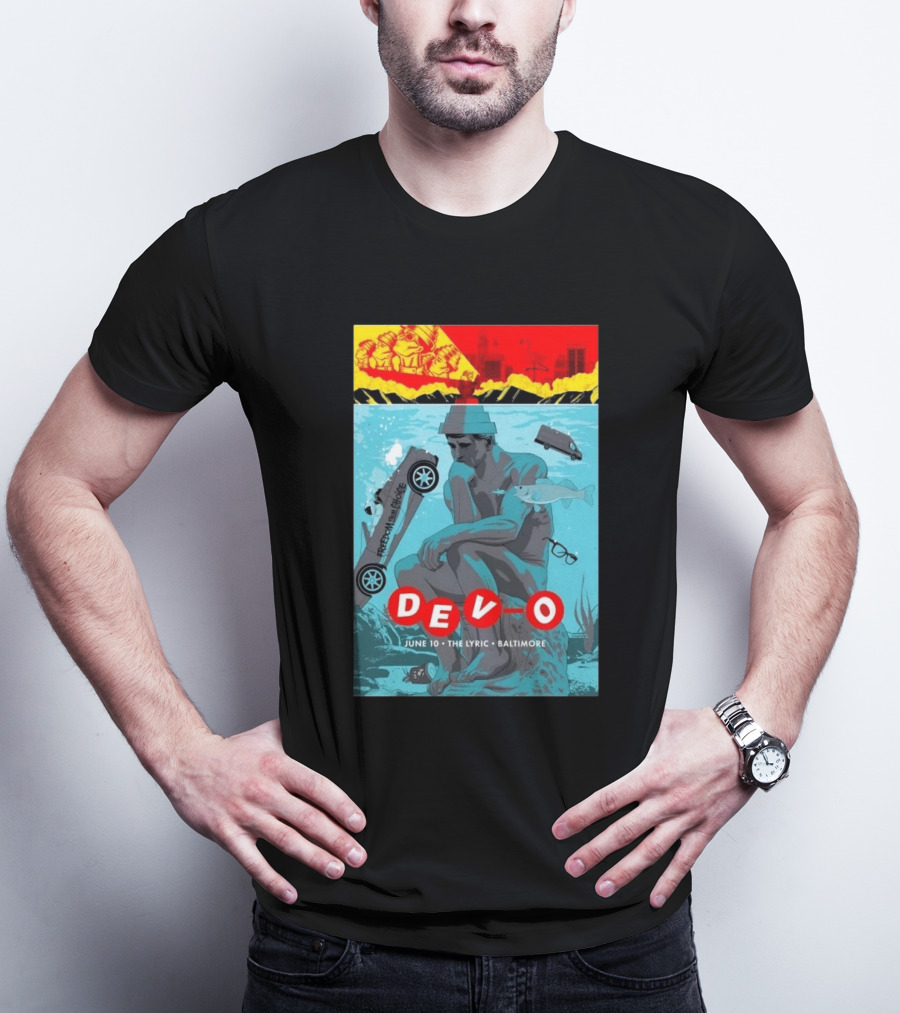 Devo June 10 2026 The Lyric Baltimore Freedom Of Choice T-Shirt