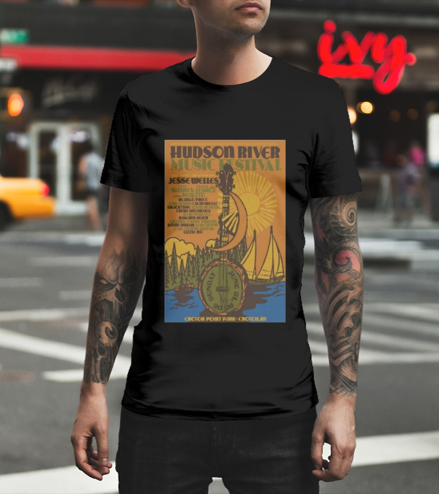 Hudson River Music Festival 2026 Croton Point Park June 21 Jesse Welles Haynes Jesh Donato Marco Price T-Shirt