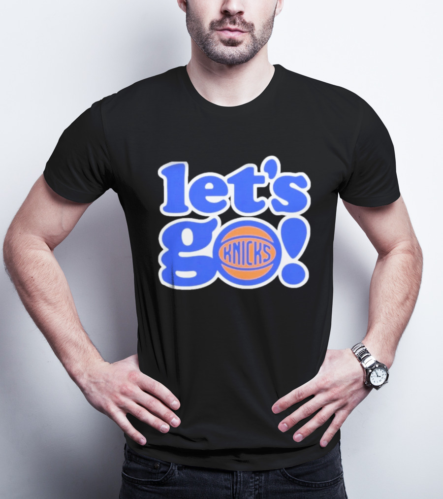 New York Knicks Let's Go NBA 2026 Celebration T-Shirt