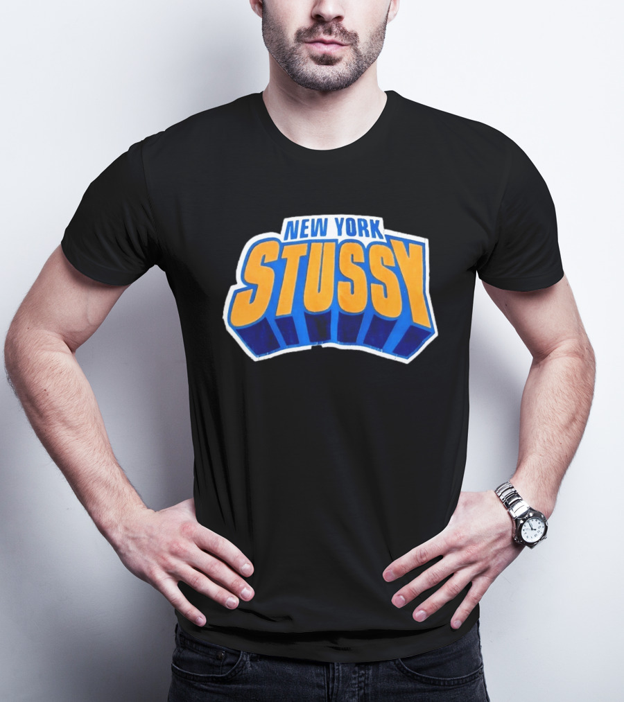 New York Stussy Knicks Collaboration T-Shirt