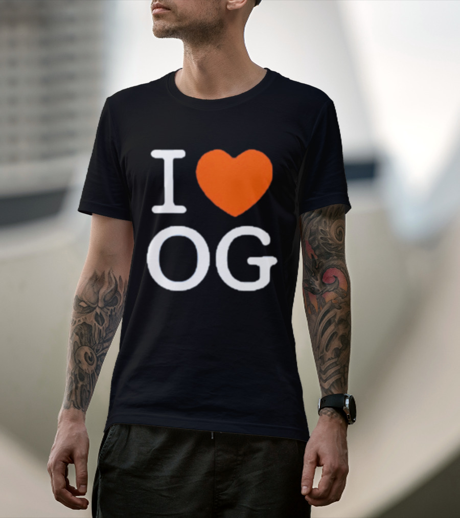 I Love OG Anunoby Orange Heart Knicks T-Shirt
