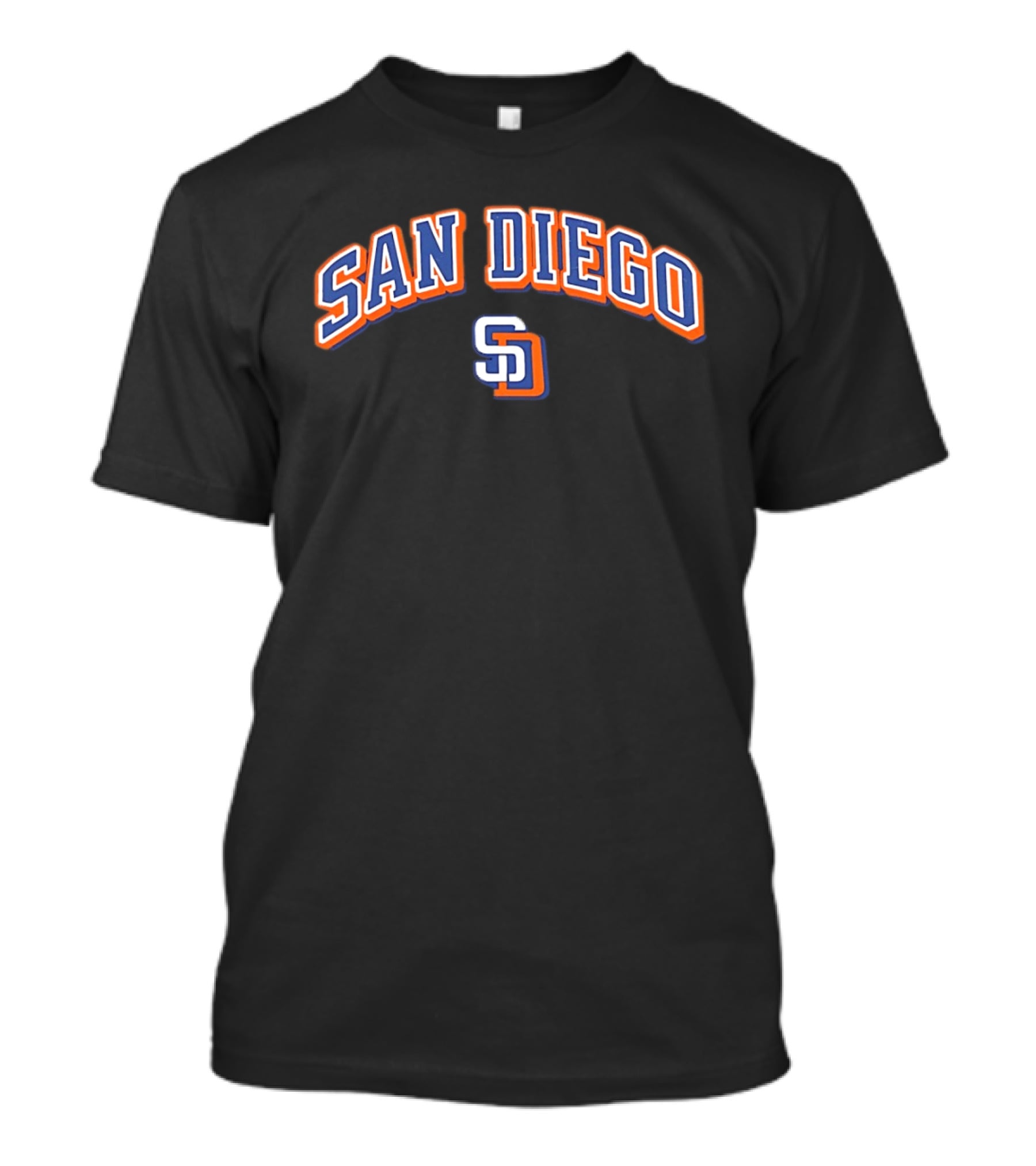 San Diego Padres SD Blue Orange MLB Team T-Shirt