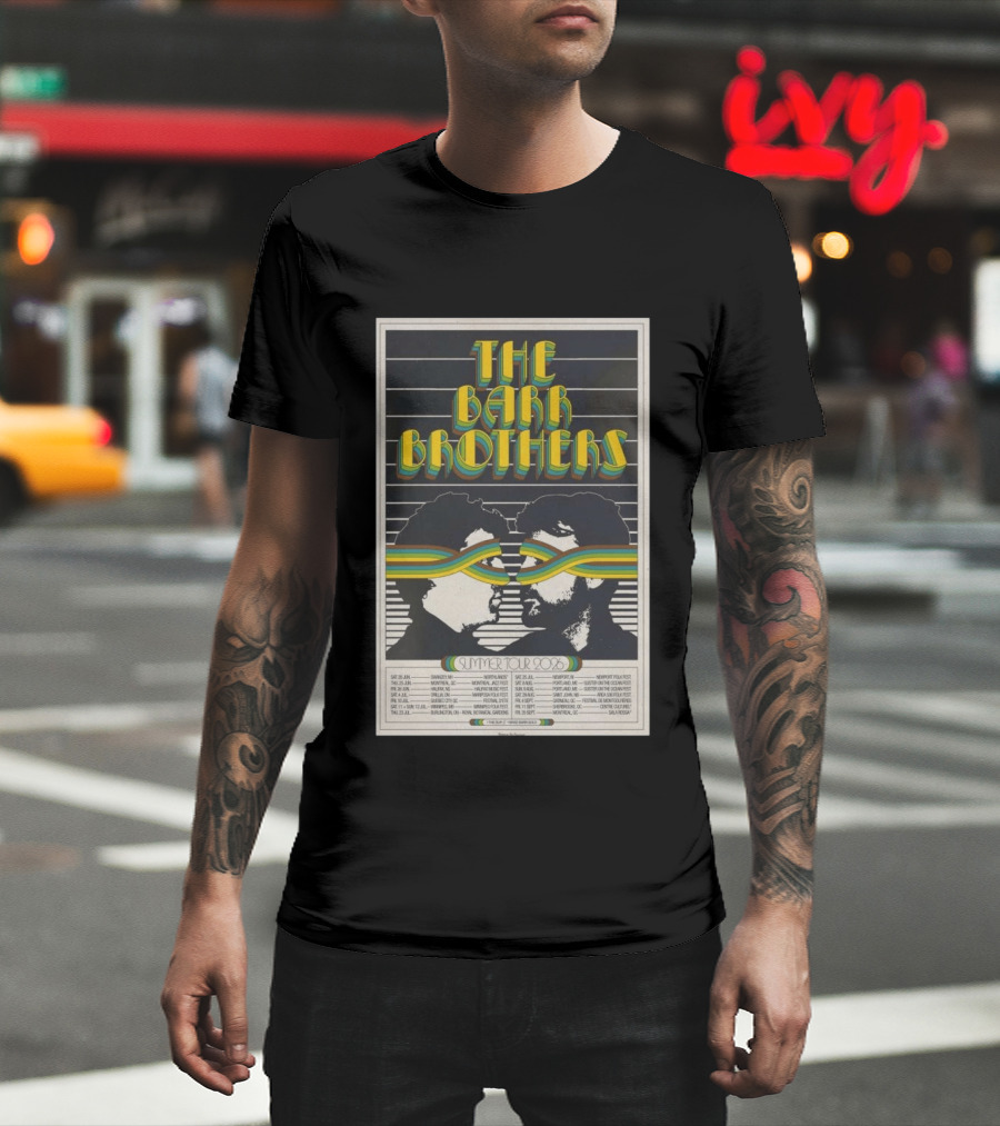 The Barr Brothers Summer Tour 2026 Swanzey NH Concert June 20 T-Shirt