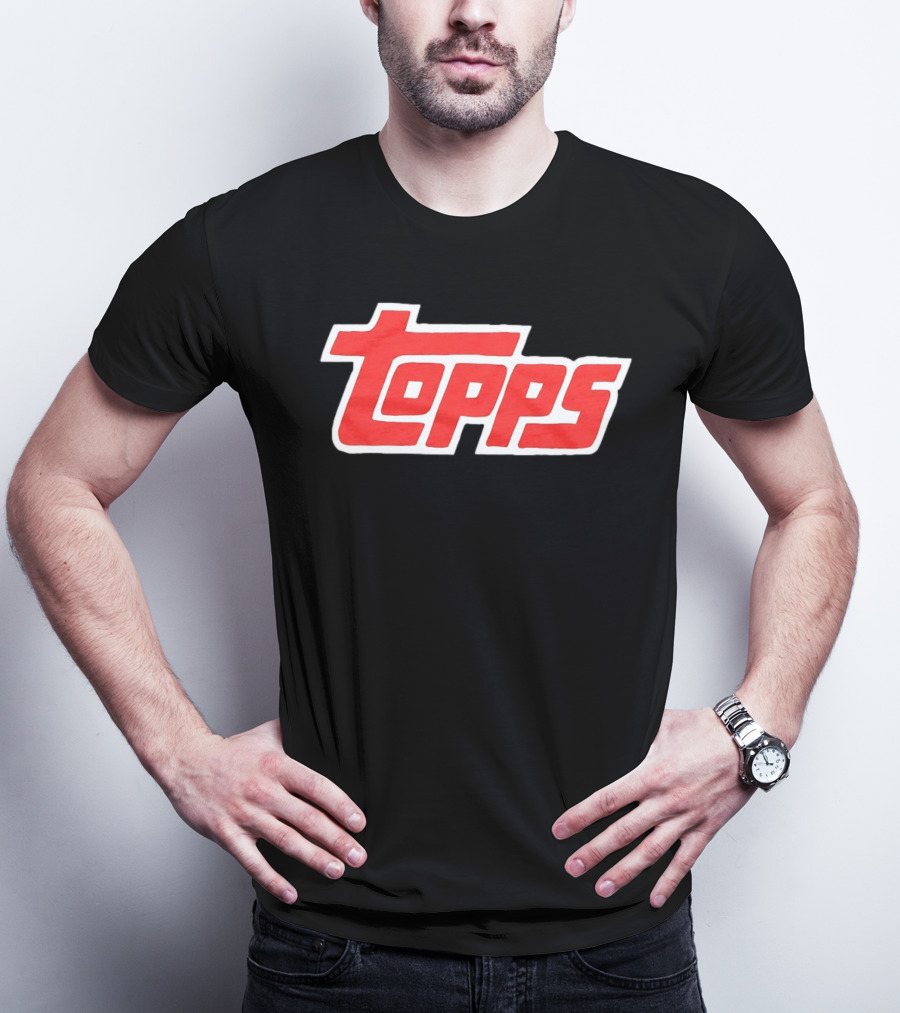 Topps Baseball Card Company Retro Red T-Shirt
