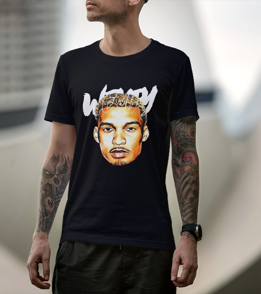 Victor Wenby Bold Basketball Star Big Head T-Shirt