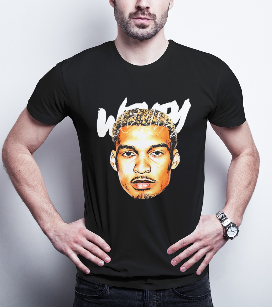 Victor Wenby Bold Basketball Star Big Head T-Shirt