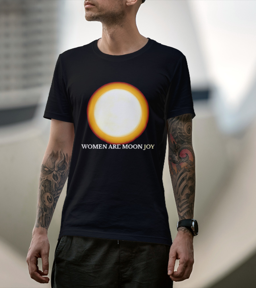 Women Are Moon Joy Full Moon Glow T-Shirt