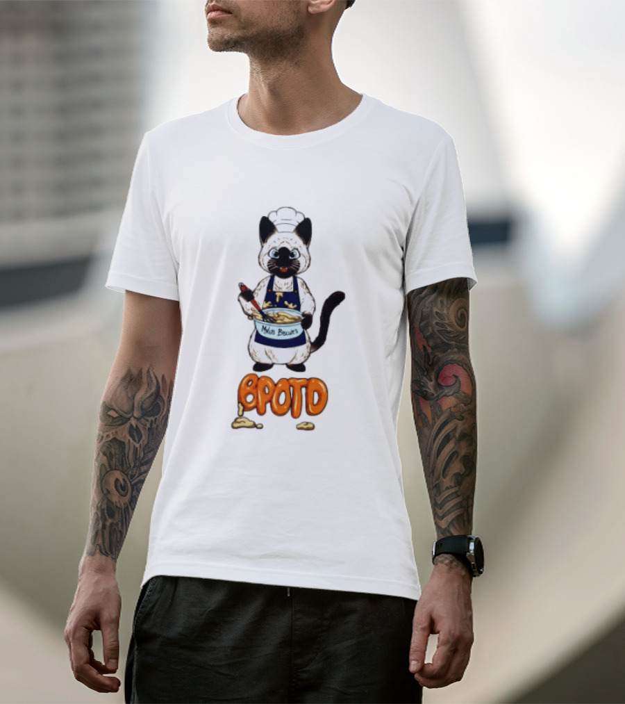 BPOTD Milo's Biscuits Cat Chef Baking T-Shirt