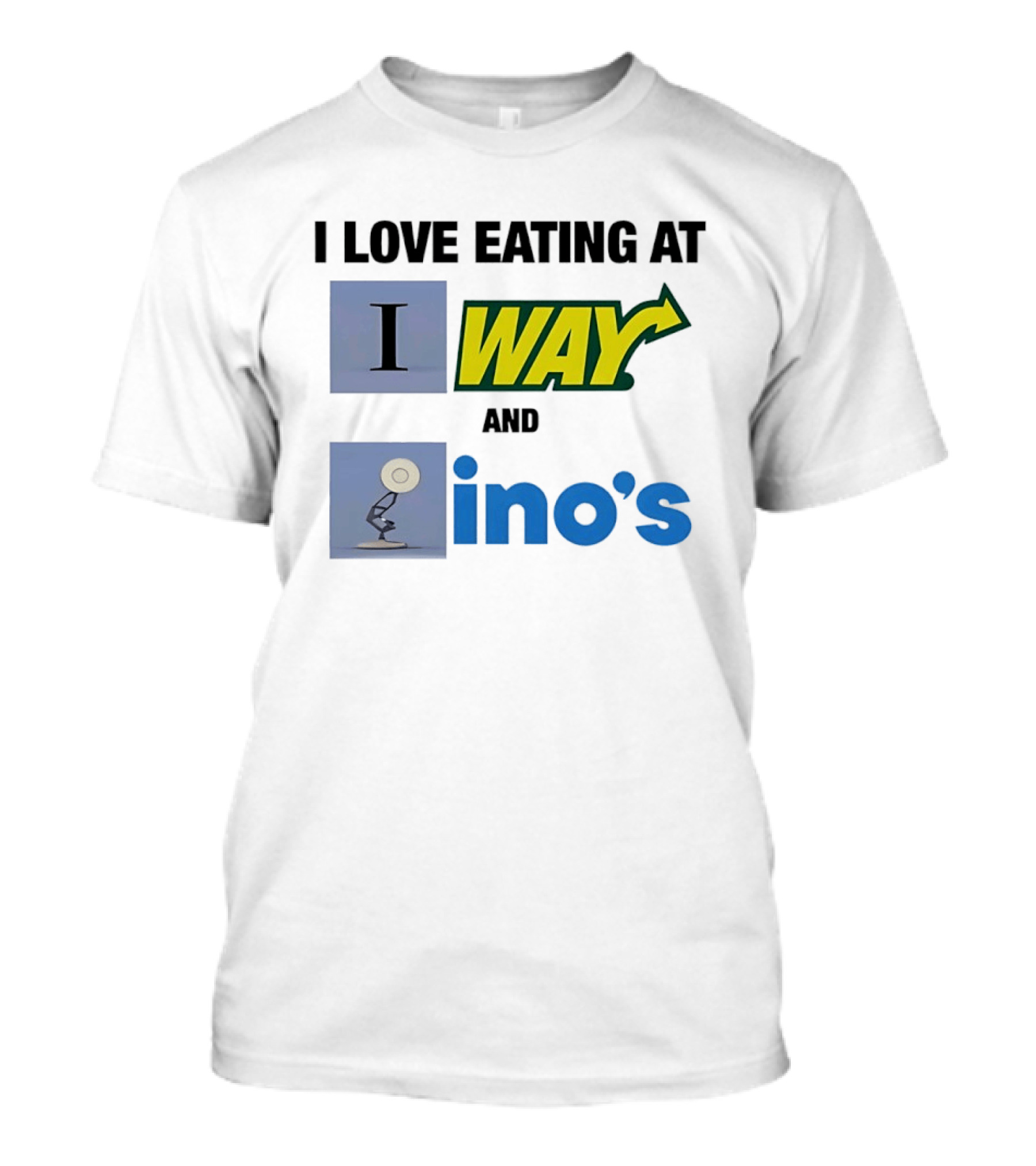 I Love Eating At IWAY And Ino's Lamp T-Shirt