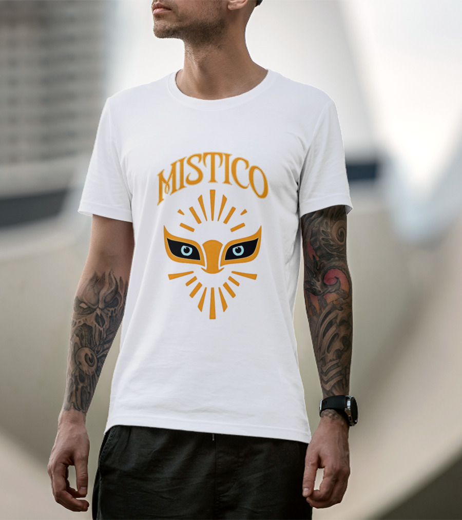Mistico Mask Iconic Symbol With Radiant T-Shirt