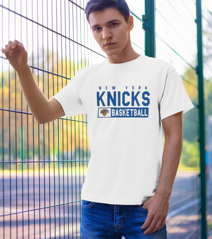 New York Knicks Basketball Classic Grey Heather NBA Fan Gear T-Shirt