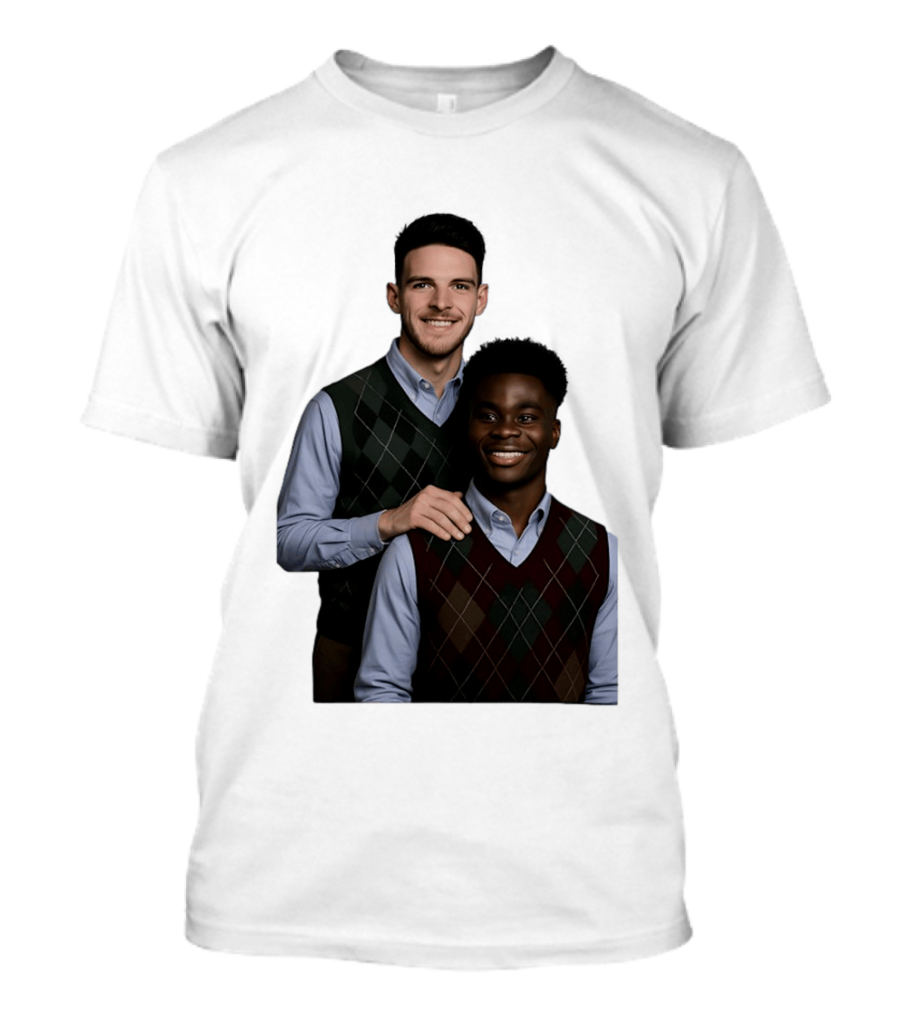 Saka Declan Rice Step Brother Arsenal FC Football Duo T-Shirt