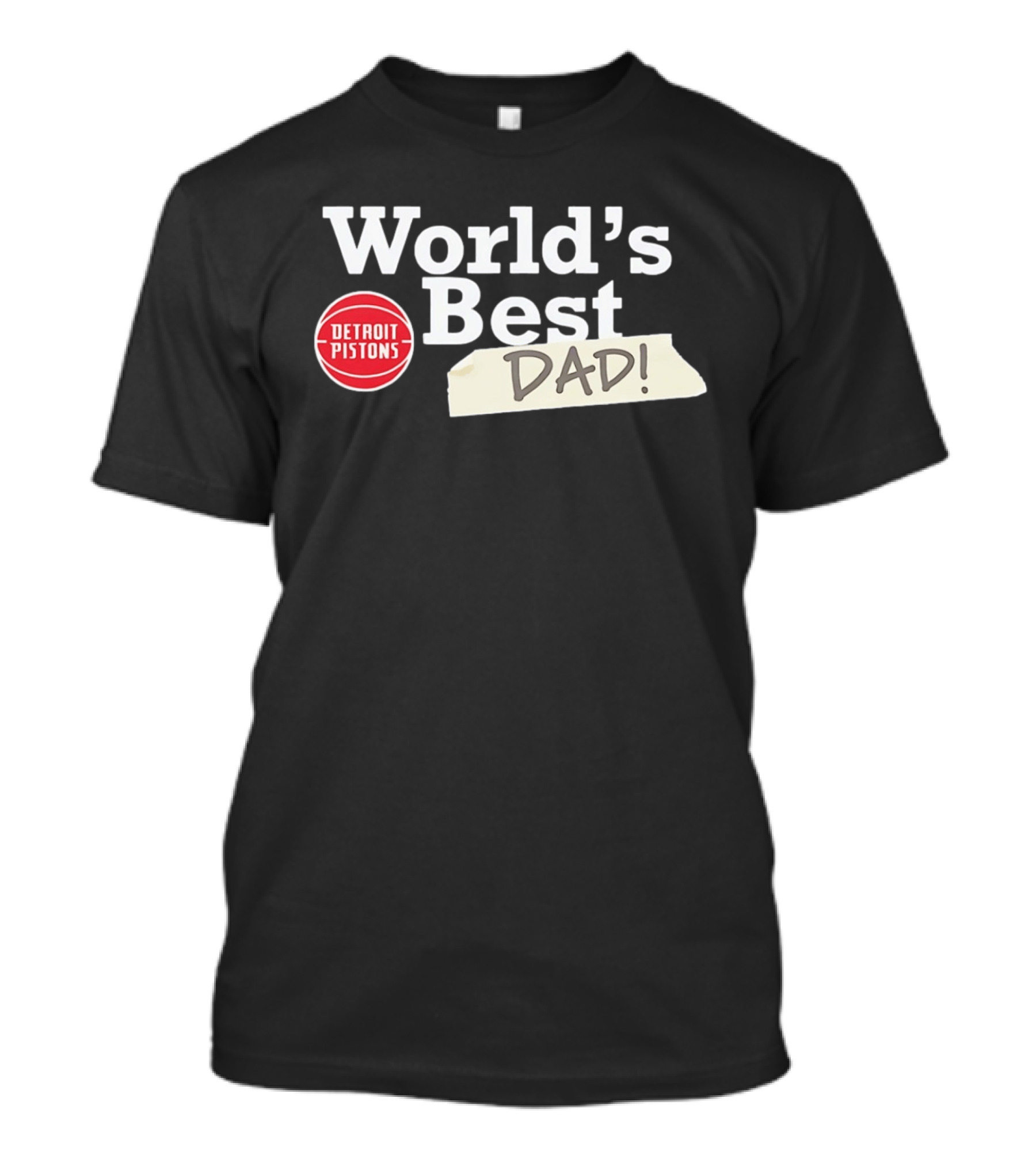 Detroit Pistons World's Best Dad 2026 T-Shirt