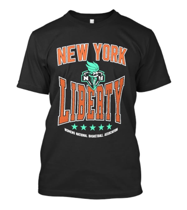New York Liberty WNBA Women's National Basketball Association 2026 Starter Center Squeeze T-Shirt