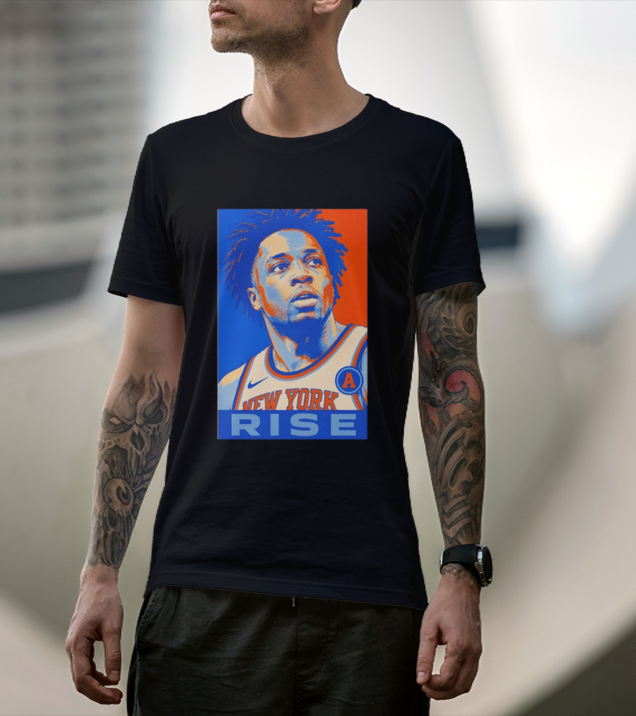 New York Knicks Rise OG Anunoby 2026 NBA Hope T-Shirt