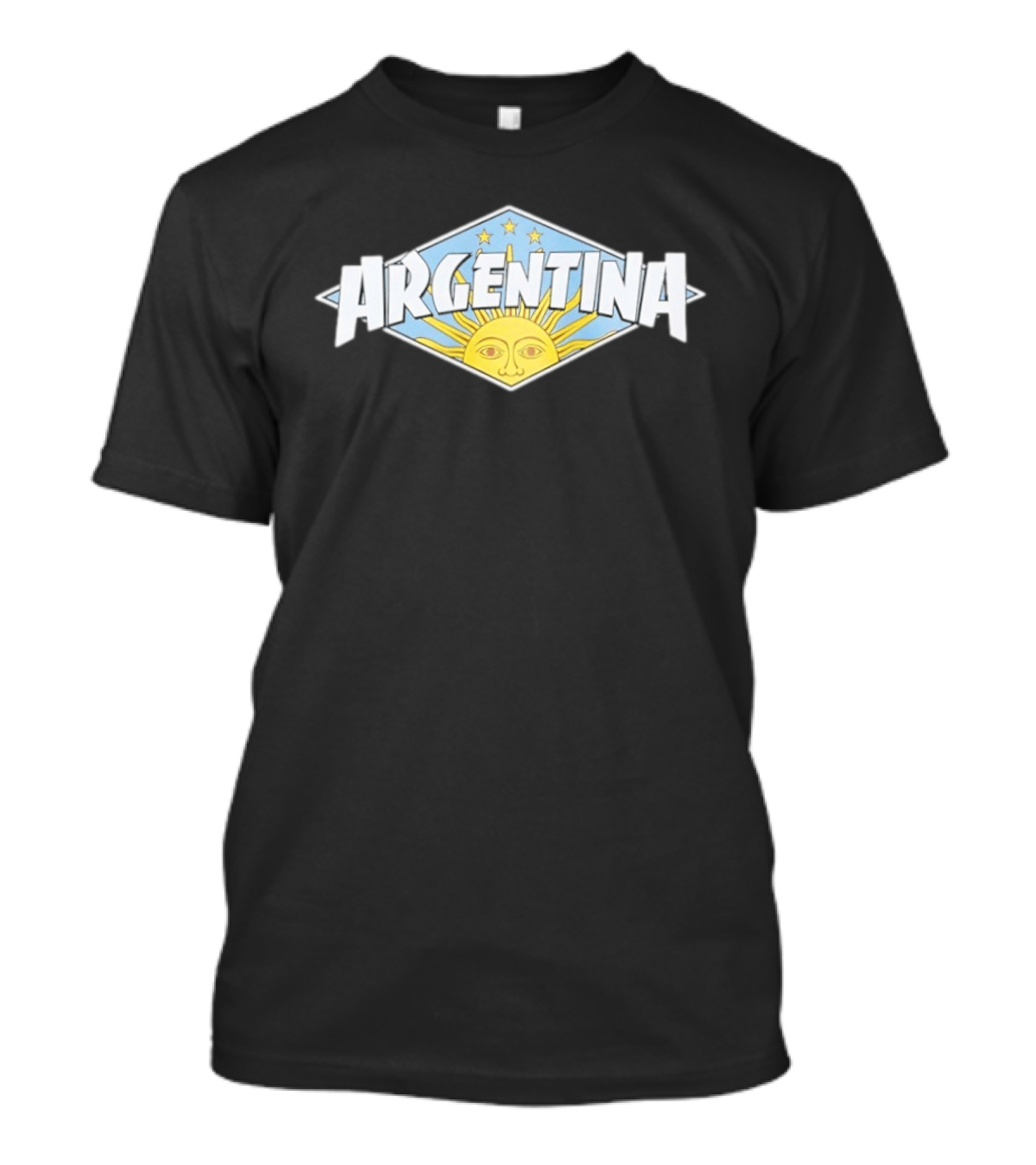 Argentina Sunburst Emblem With Stars T-Shirt