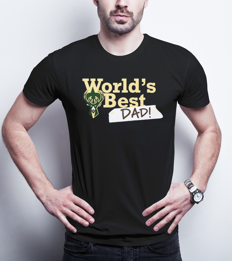 Milwaukee Bucks World's Best Dad 2026 T-Shirt