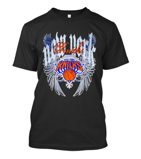 New York Knicks Wings Shield Basketball T-Shirt