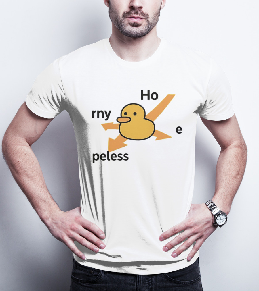 Ho Rny Peless Duck Corner Direction Arrows T-Shirt