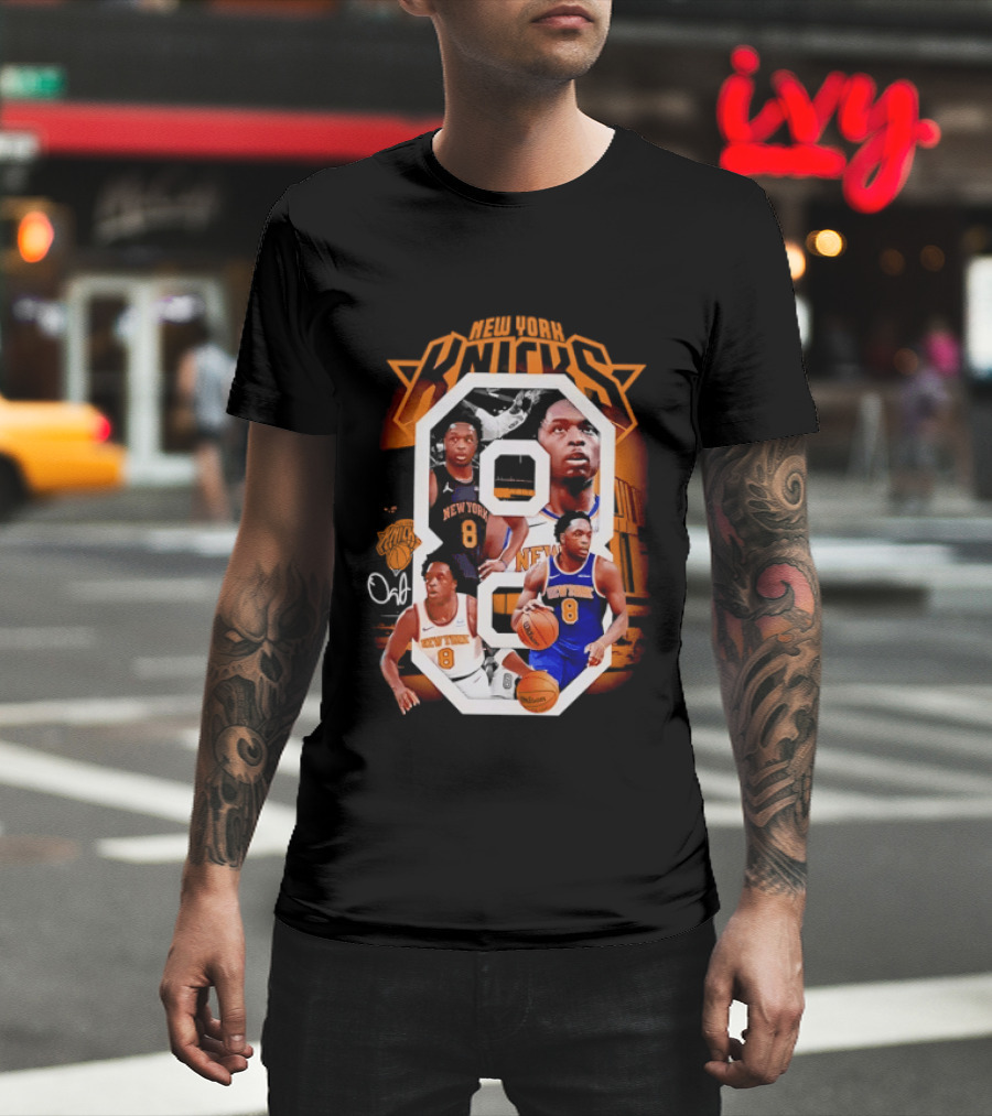 New York Knicks OG Anunoby 8 Basketball Jersey T-Shirt