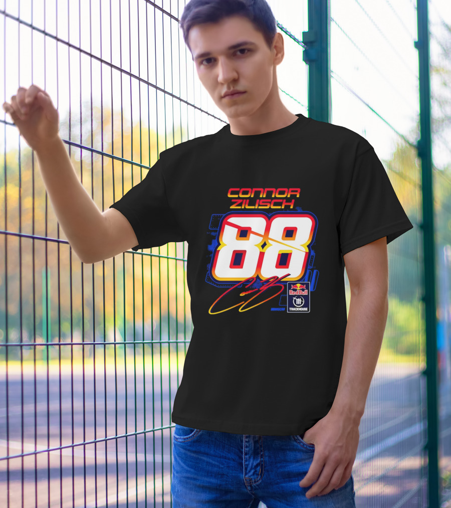 Connor Zilisch 88 Red Bull Trackhouse Racing T-Shirt