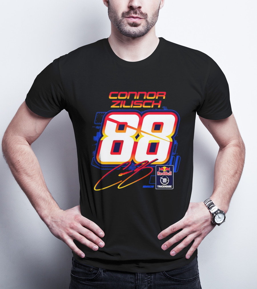 Connor Zilisch 88 Red Bull Trackhouse Racing T-Shirt