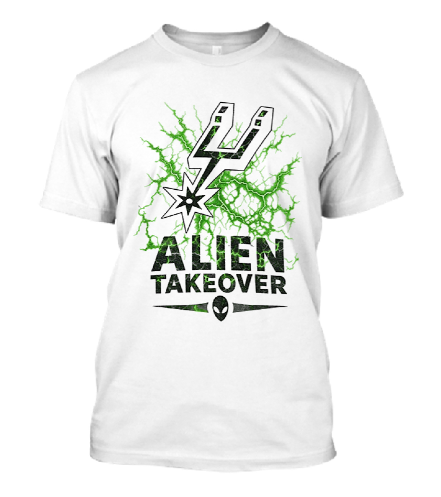 Alien Takeover San Antonio Spurs Basketball 2026 T-Shirt