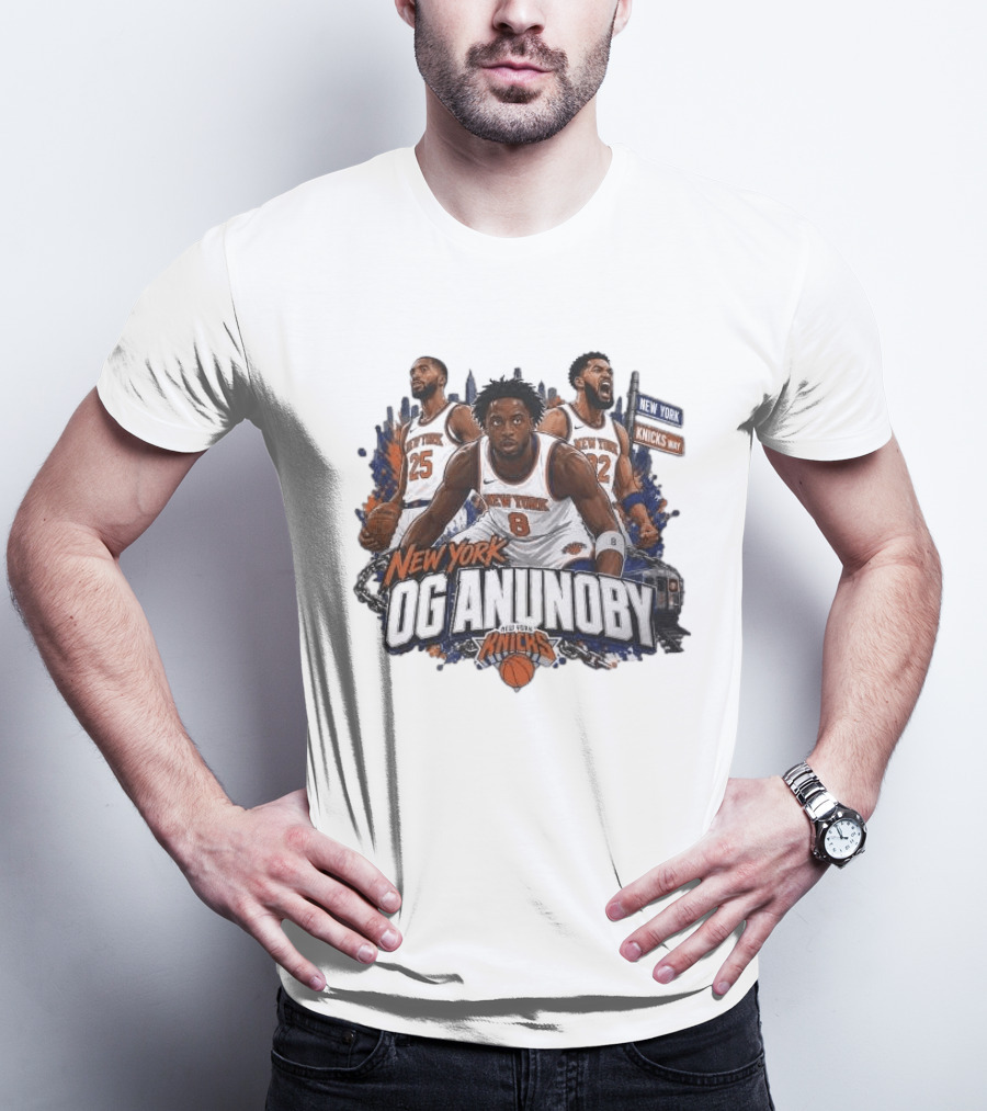 New York Knicks OG Anunoby Game Day Sports 2026 T-Shirt