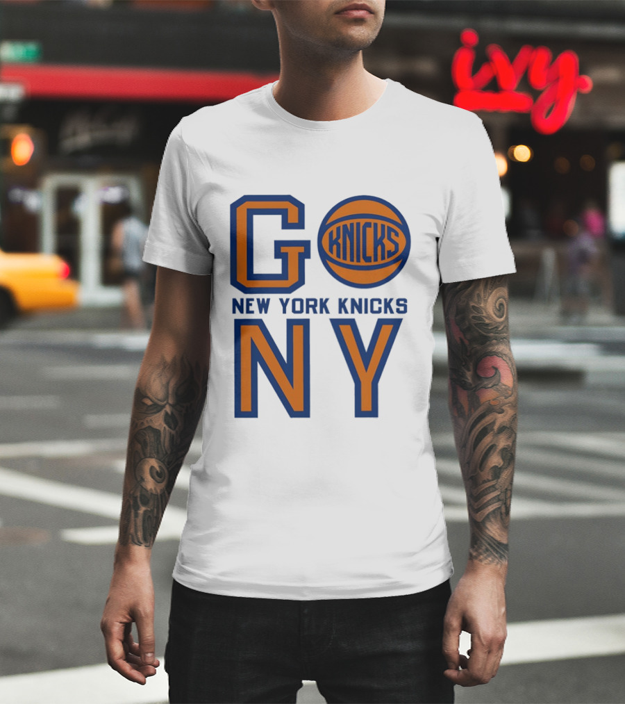 New York Knicks Go NY Basketball Team Fan T-Shirt