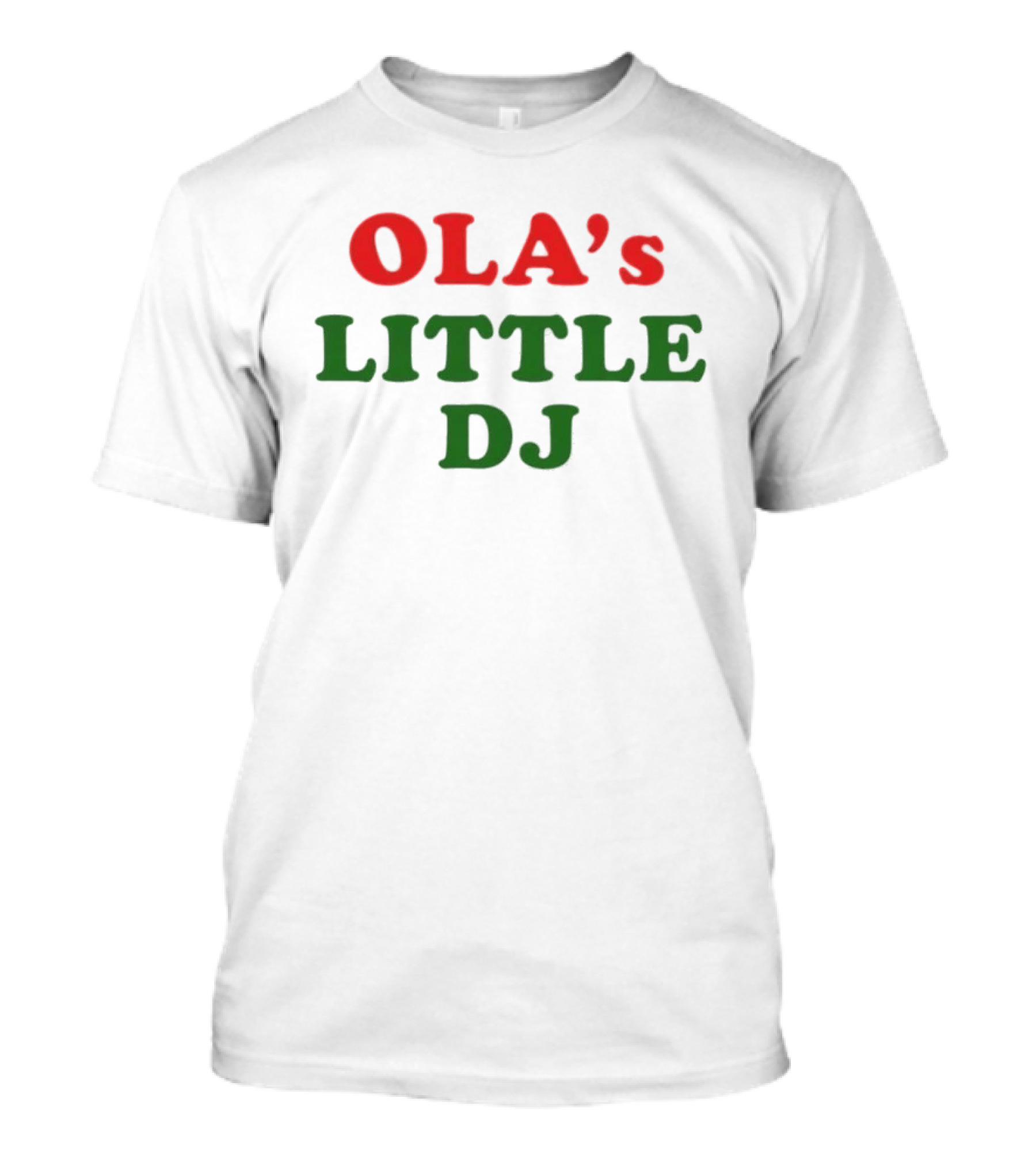 Ola's Little DJ Retro Music Lover T-Shirt