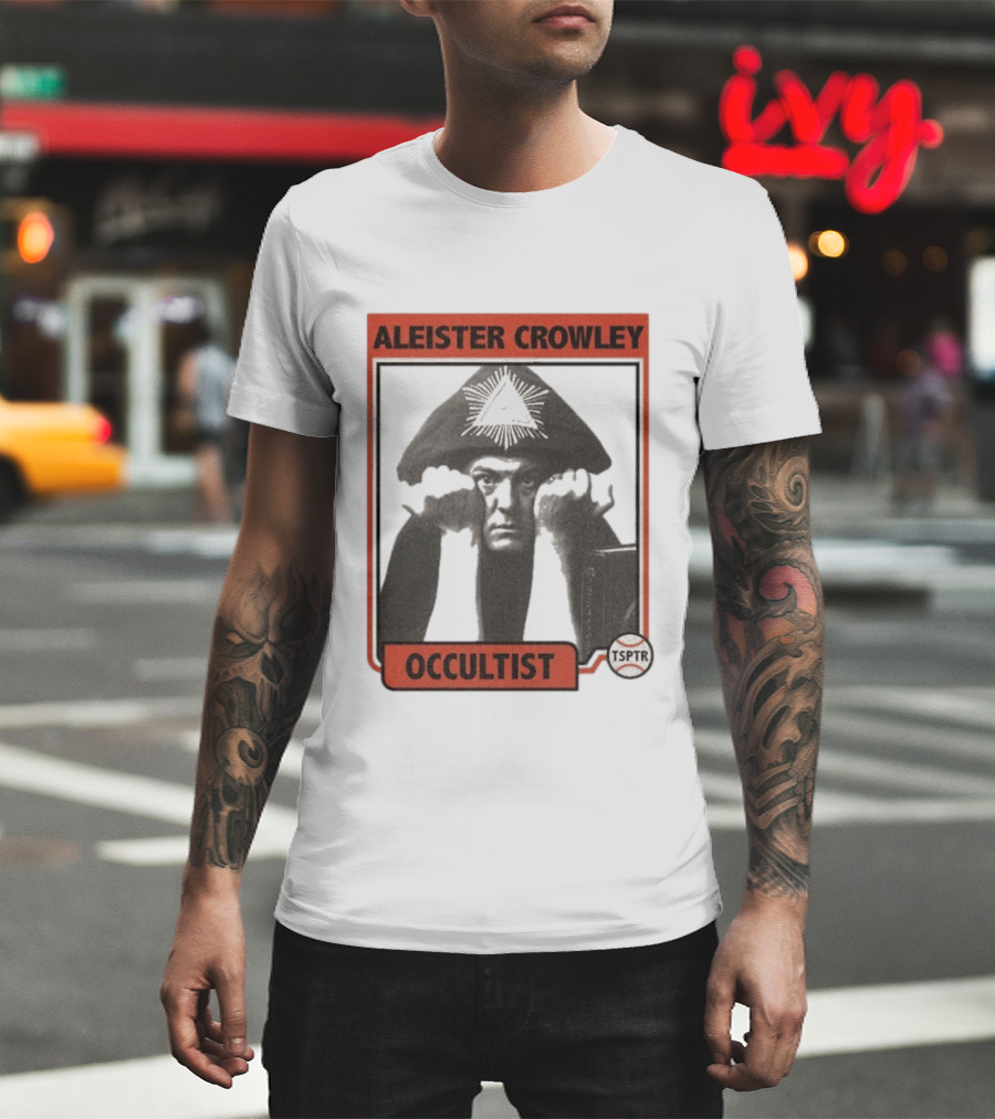 Aleister Crowley Occultist TSPTR Baseball Raglan T-Shirt