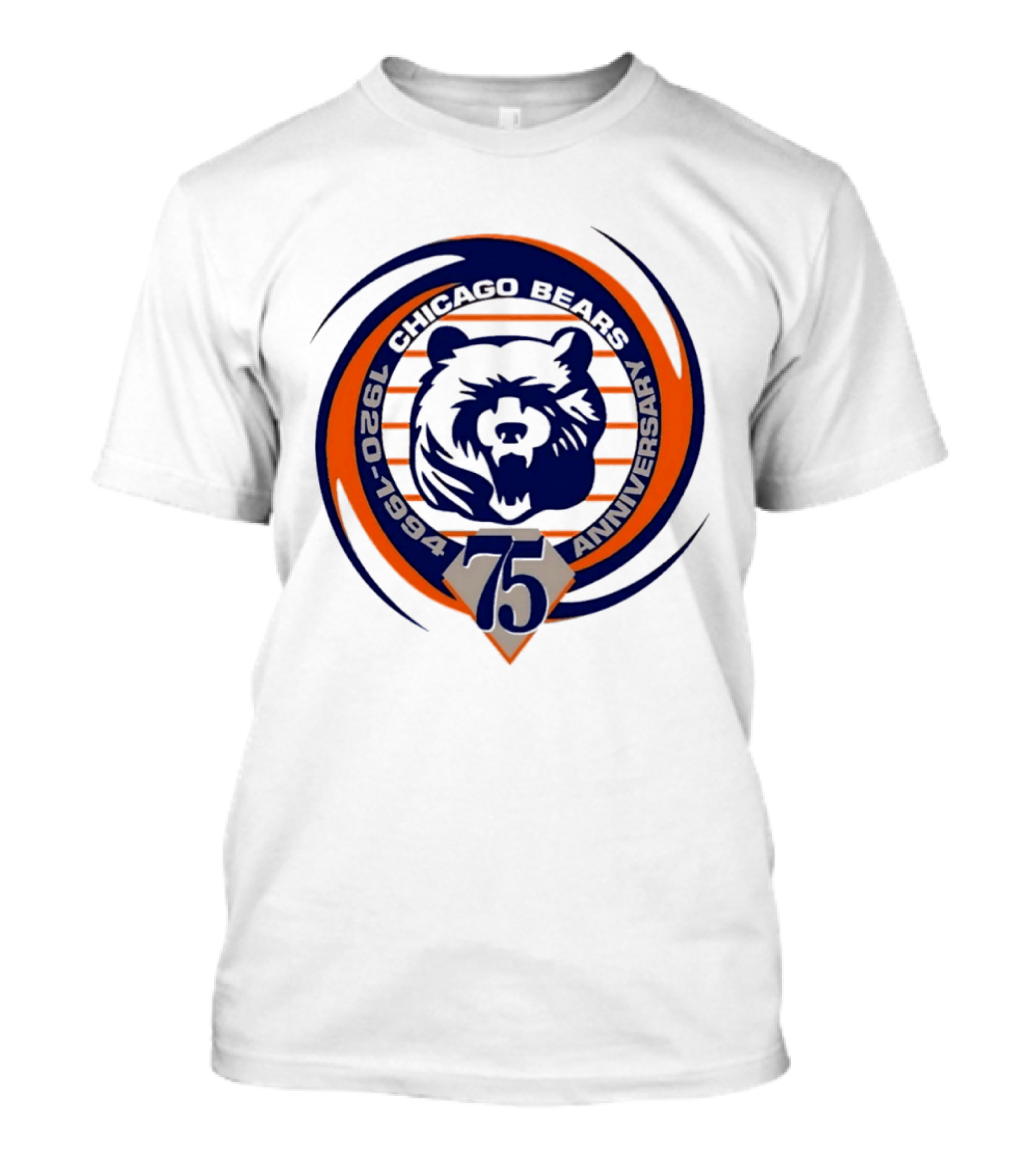 Chicago Bears 75th Anniversary 1920 1994 T-Shirt