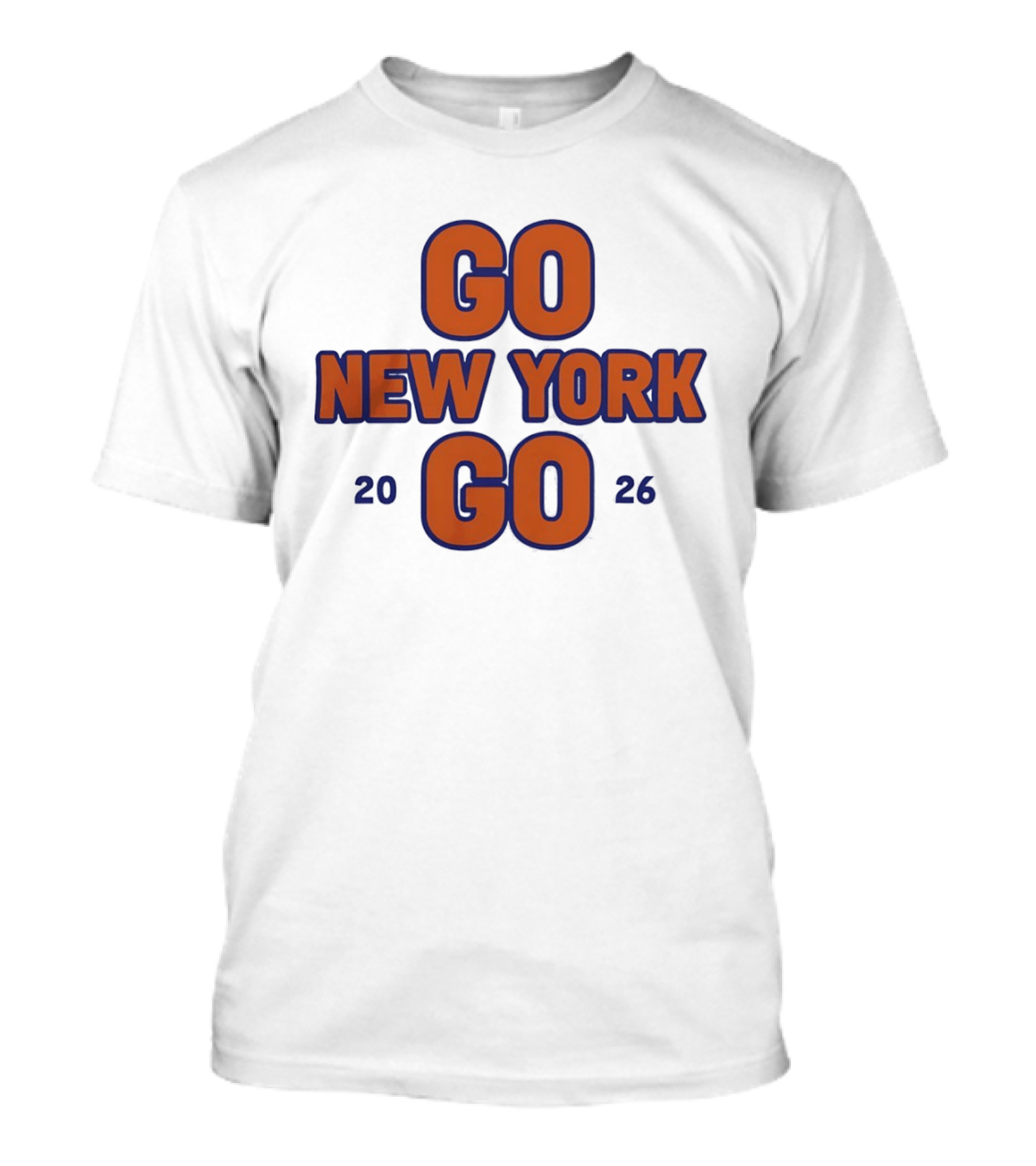 Go New York Go 2026 New York Knicks Basketball NBA Team Sports Enthusiasts T-Shirt