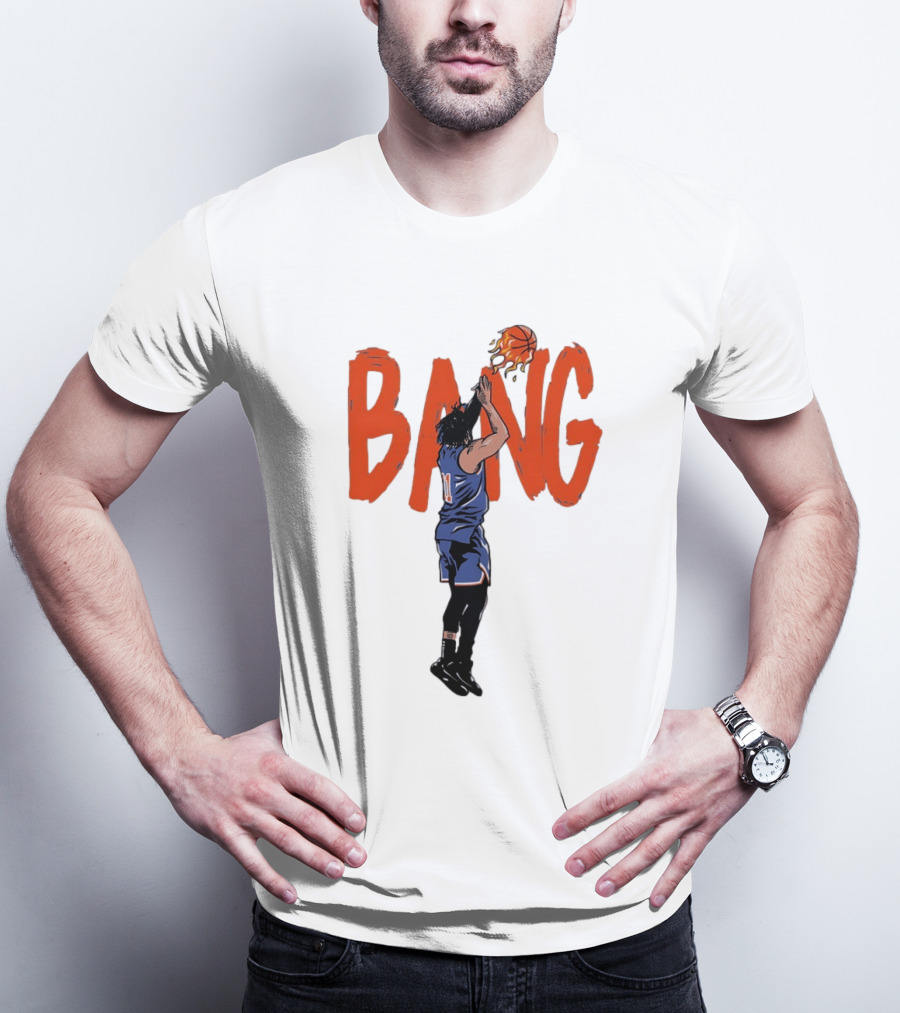 BANG Jalen Brunson New York Knicks NBA Basketball T-Shirt
