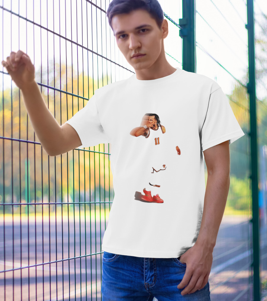Jalen Brunson New York Knicks NBA Player Unique Distorted T-Shirt