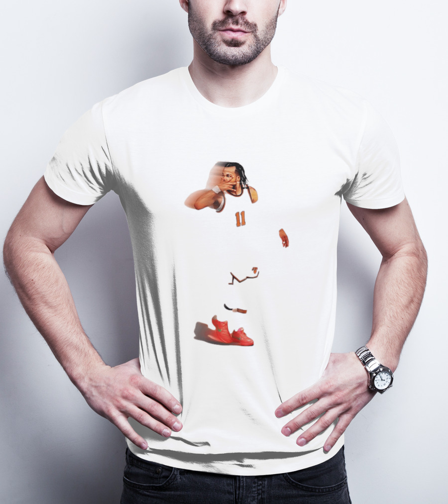 Jalen Brunson New York Knicks NBA Player Unique Distorted T-Shirt