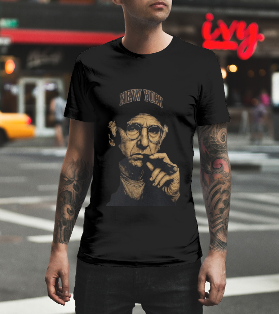 Larry David New York Knicks Cigar T-Shirt