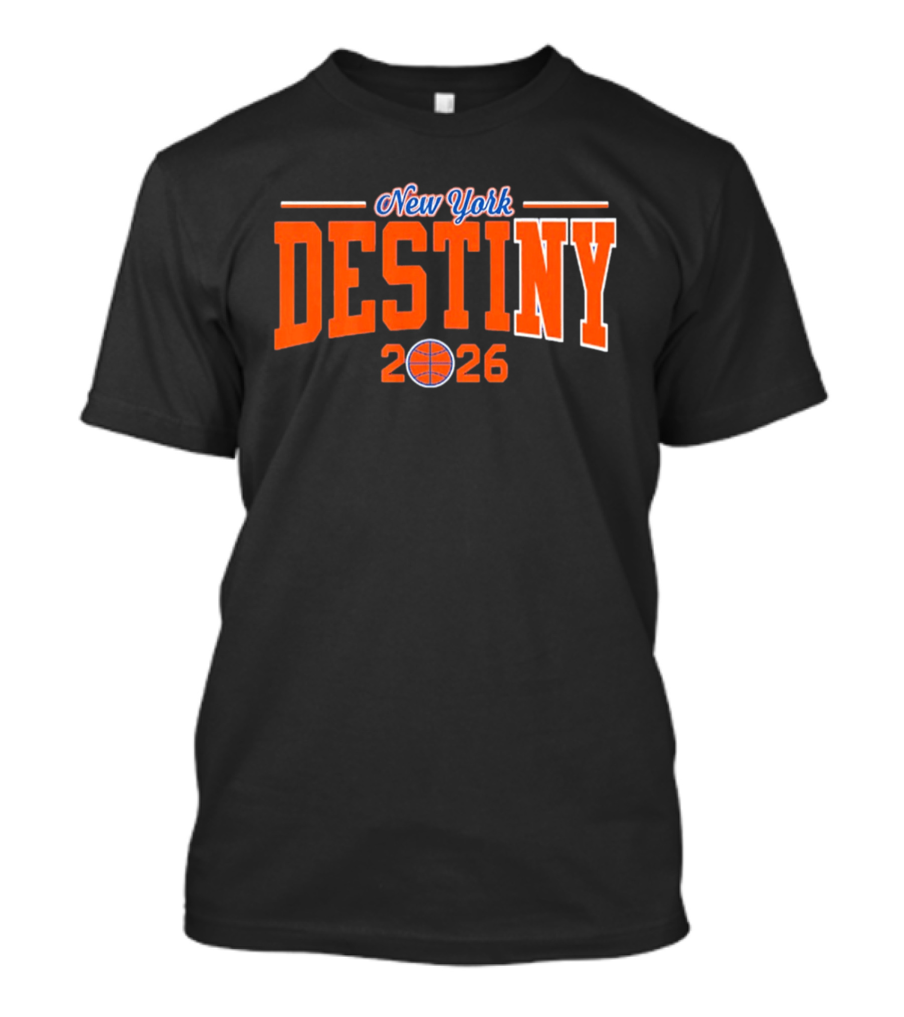 New York Destiny 2026 Basketball Orange T-Shirt