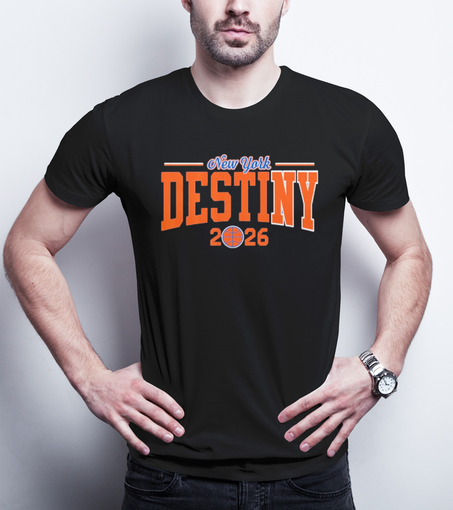 New York Destiny 2026 Basketball Orange T-Shirt