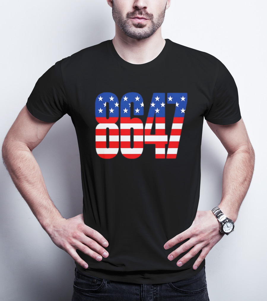 Patriotic American Flag 8647 Independence Day Stars And Stripes T-Shirt