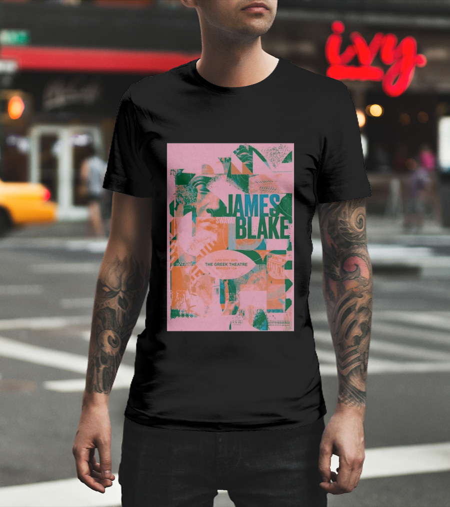 James Blake June 11 2026 Greek Theatre Berkeley CA T-Shirt