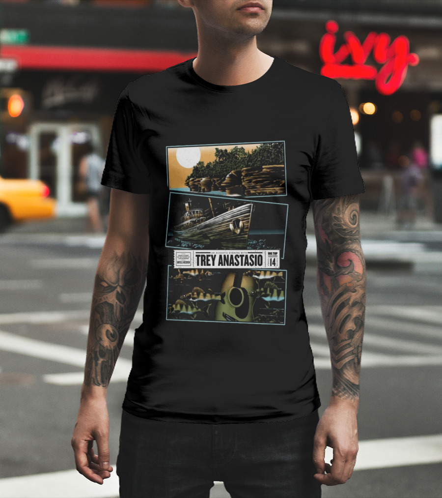 Trey Anastasio Acoustic Evening Lake Superior Big Top Chautauqua Bayfield Wisconsin June 14 2026 T-Shirt