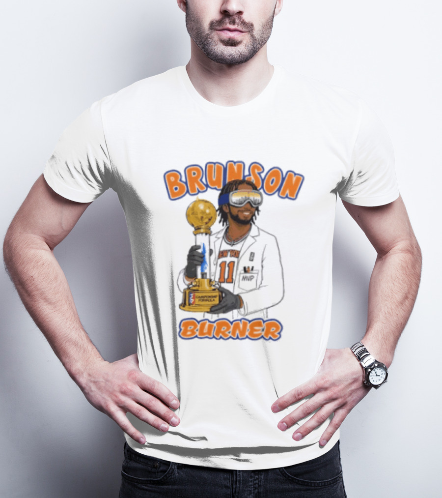 Brunson Burner Jalen Brunson New York Knicks Championship Formula T-Shirt