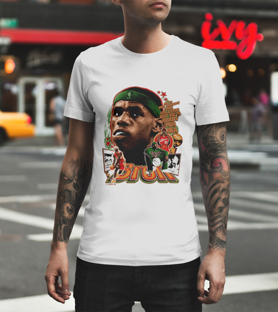 LeBron Skipped College Ready For NBA Cavaliers Basketball T-Shirt
